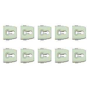 GRAND ORANGE Body Side Belt Moulding Molding Trim Clips 10pcs Compatible with Ford F100 F150 F250 F350 1973 1974 1975 1976 1977 1978 1979/Fit Ford Broncos 1978-1979