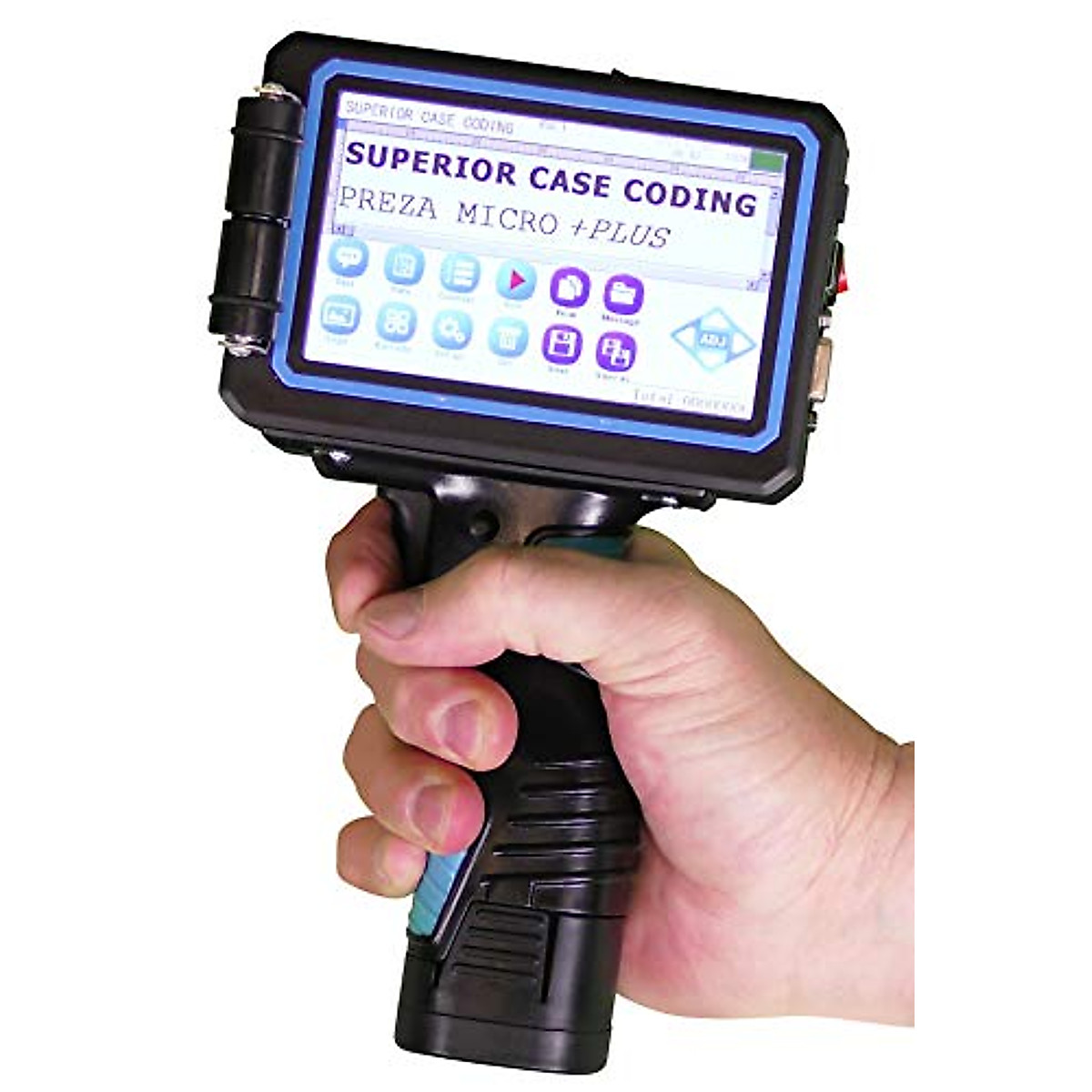 Preza Micro + Plus SPW Portable Handheld Inkjet Printer, Handheld Inkjet Coder, Inkjet Coding Machine, Date Coding Machine, Handheld Date Coder USA