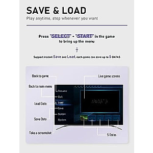 Retro Game Console with 620 Video Games,Classic Mini Game System with Wireless Controller, HDMI HD and AV Output Plug and Play Game Console,Retro Toys Gifts Choice.