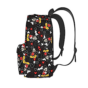 Raoirlw Mic-key Backpack Cartoon 17 Inch Laptop Backpack Travel Backpack