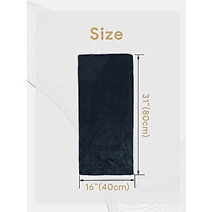 IEDASING'S CHOICE Dog Towel Pet Towel 2 Pack Super Absorbent Quick Drying Microfiber Towel Soft Suitable for Dog Bath Puppy Pet Grooming and Multi-Use, Microfiber Material, 16"x31" Grey