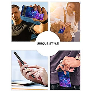 BENTOBEN Pixel 6a Case, Slim Fit Glow in The Dark Hybrid Hard PC Soft TPU Bumper Drop Protective Girls Women Boy Men Phone Cases Cover for Google Pixel 6a 6.1", Nebula/Galaxy