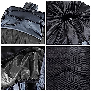 AW Outdoor 70L Sports Hiking Camping Backpack Travel Mountaineering Shoulder Bag Rucksack Large Black