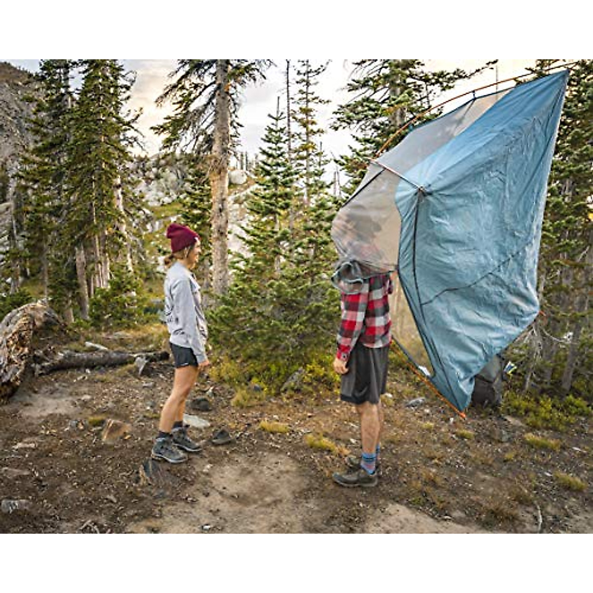 Kelty Dirt Motel Backpacking Shelter with DAC Poles, Lightweight Thru Hiking and Camping Tent, 2 Vestibule Freestanding, 2-Person