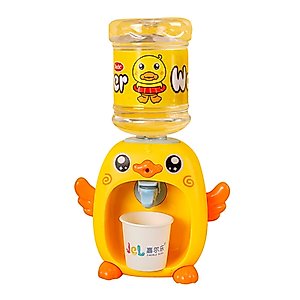 Mini Electric Water Dispenser,Mini Water Dispenser Family Games Kids ,Mini Bottled Cooler Drinking Stand for Office Desk, Room Table, Kitchen Counter
