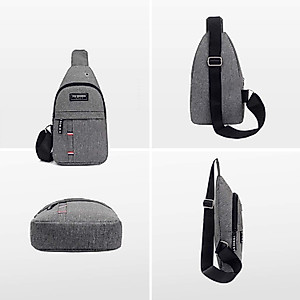 Serve Clean Sling Bag, Unisex Small Cross Body Shoulder Bag with Adjustable Shoulder Strap