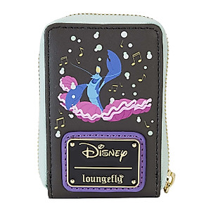 Loungefly Disney Little Mermaid 35th Anniversary Life is the Bubbles Accordion Zip Around Wallet