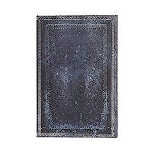 Inkblot (Old Leather Collection) Maxi Horizontal 12-month Dayplanner 2024 (Wrap Closure)