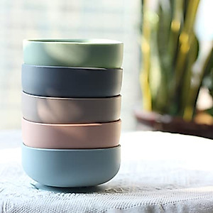 Ginbear Suction Bowls for Baby Girl, Baby Led Weaning Spoon and Fork, Baby Dishes and Utensils Set for Toddlers, Silicone Baby Feeding Set 6-12 Months (Baby Pink)