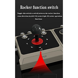 ipega PG-9221 Arcade Stick PC Street Fighter ps4 Arcade Stick Rocker whit TURBO one button continuous sending, MACRO programming for PS4/PS3/N-Switch/PC(windows 7/8/10)