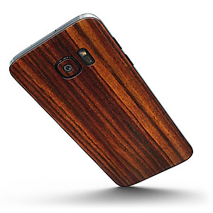 Design Skinz Design Skinz Bright Red Ebony Woodgrain Full-Body Wrap Decal Skin-Kit for The Galaxy S9