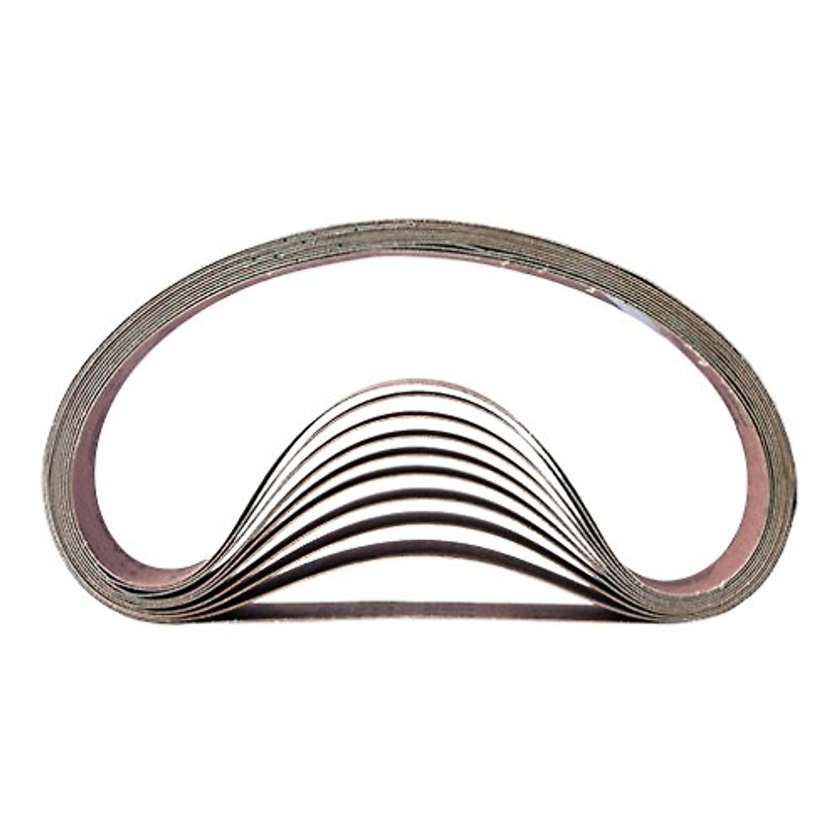 Hardin HPG60-10 1-1/2" x 30" Aluminum Oxide Sanding Belt, 60 Grit, 10 Pack