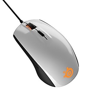 SteelSeries Rival 100, Optical Gaming Mouse - White
