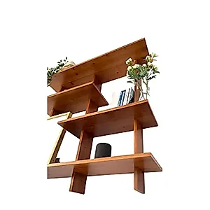 DOITYOURSHELVES Customizable Modular Designer Bookshelf. Floating Shelves or Book Shelves for Living Room or Home Office. Real Hardwood Wall Shelves Bookshelves Premium Hanging Shelf