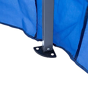 Outsunny 10' x 10' Pop Up Canopy Tent with Netting and Portable Carry Bag, Instant Sun Shelter, Tents for Parties, Height Adjustable, for Outdoor, Garden, Patio, American Flag