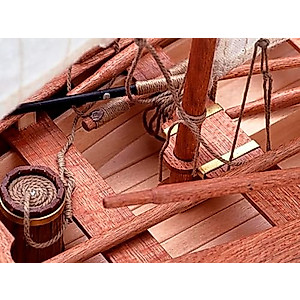 Artesanía Latina – Wooden Ship Model Kit – New England Whaling Ship, Providence – Model 19018, 1:25 Scale – Models to Assemble – Initiation Level