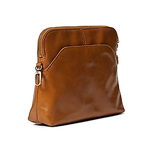 HOBO Reeva Handbag For Women - Zipper Closure With Removable Crossbody Strap, Spacious and Elegant Bag Truffle One Size One Size