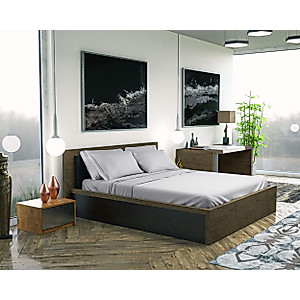 DREAMCARE Full Size Sheets – 4 pcs Cooling Sheets – up to 21” Deep Full Sheet Set – Hotel Luxury Sheets & Pillowcases – Superior Softness 100% Fine Microfiber with Side Pocket – Light Gray