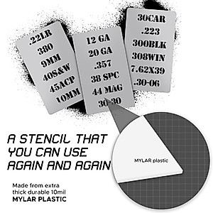 OST Ammo Can Stencils | Personalized Ammo Box | Ammo Can Organizer | Ammo Can Labels Assorted | Ammo Organizer | Ammo Crate Storage Box Organizer | Storage Container Stencil