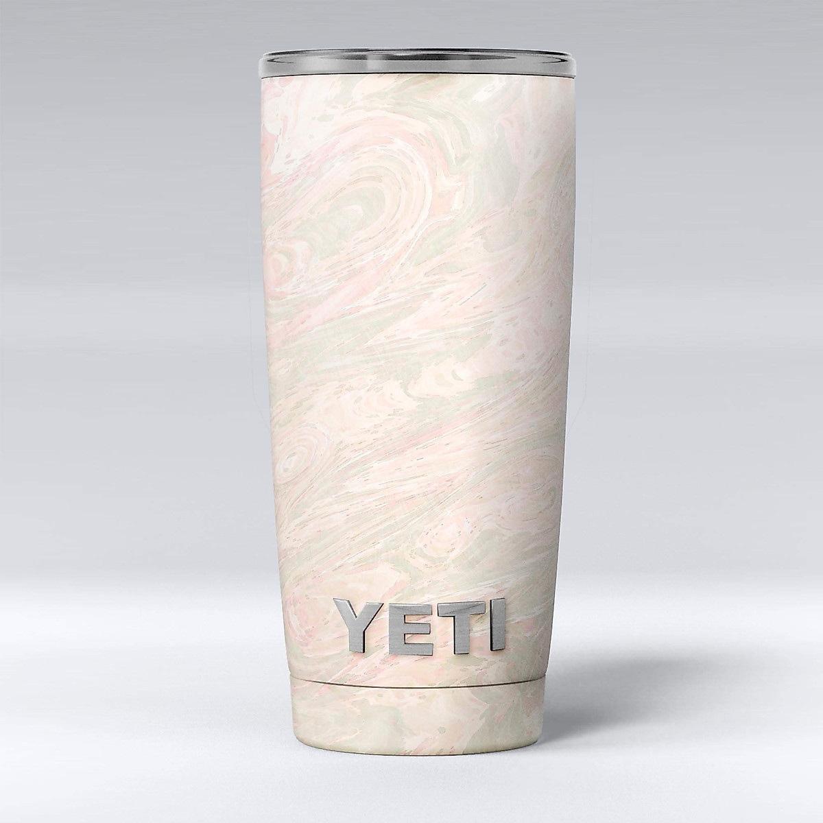 Design Skinz Pink Slate Marble Surface V47 - Skin Decal Vinyl Wrap Kit Compatible with The Yeti Rambler Cooler Tumbler Cups