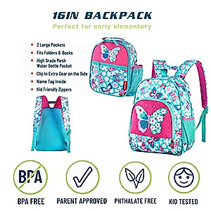 Daaupus 12-Inch girl preschool backpack,Kids Backpack for Boys & Girls, Perfect for Daycare and Preschool, Unique design print backpack for school and travel