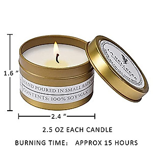 Candles for Home Scented, Soy Candles Christmas Candles Mothers Day Gifts Christmas Gifts Christmas Decoration, Scent of Seasalt & Sage, Lavender & Vanilla, Lemongrass & Bergamot, Mediterranean Amber