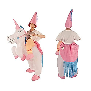 BESTOYARD Halloween Costumes Halloween Costumes Halloween Costumes Costume 2 PCS Inflatable Costume inflatable clothing inflatable party costume party fancy clothes Riding a Horse