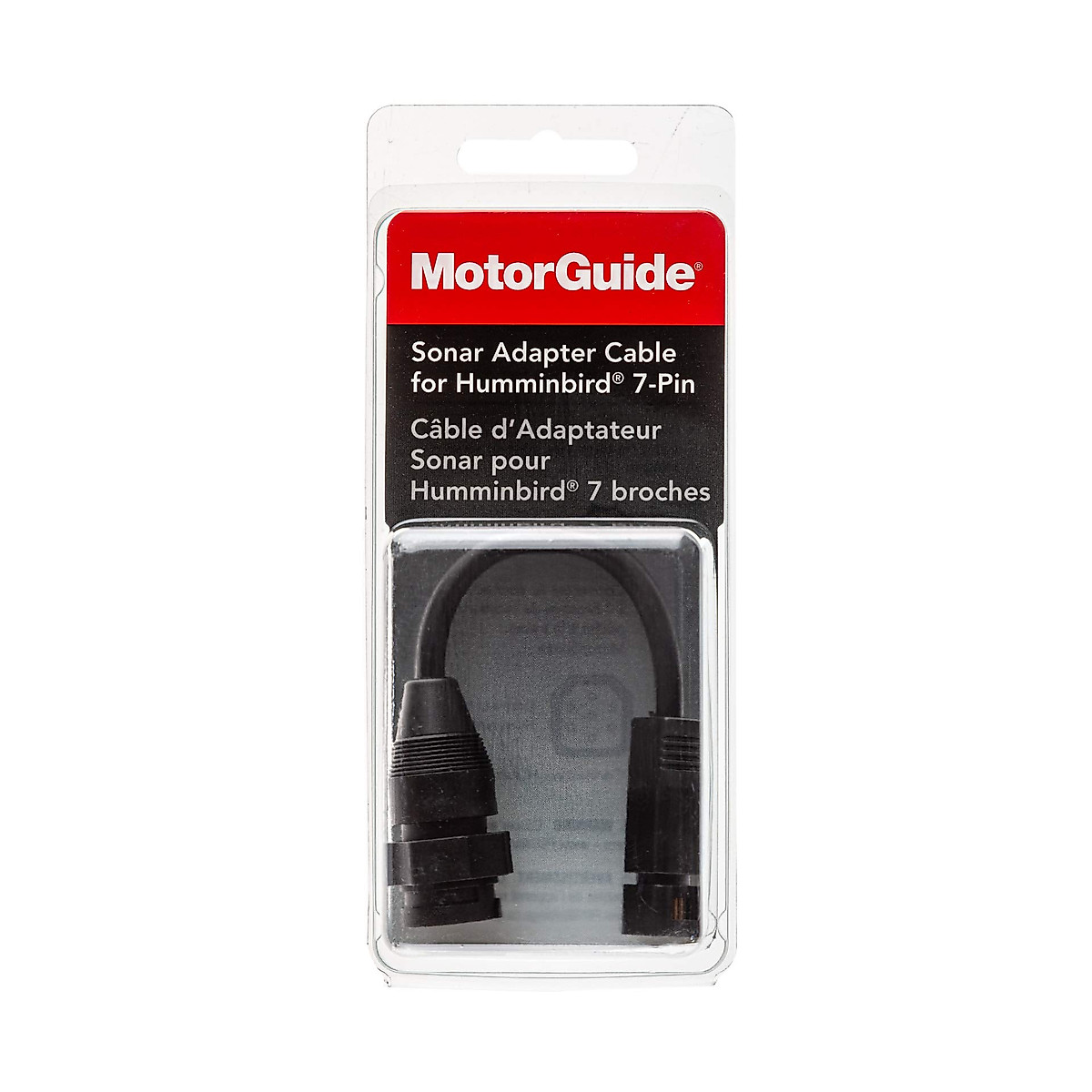 Motorguide Tour Series Sonar Ready Vexilar 3-Pin Sonar Adapter, Blue and Gray Finish