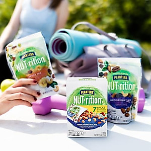 PLANTERS NUT-rition Wholesome Nut Mix, 7.5 oz Box (Contains 7 Individual Pouches) - Cashews, Almonds and Macadamias Snack Mix - No Artificial Flavors, No Artificial Colors, No Preservatives - Kosher