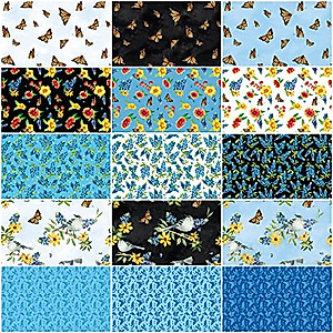 RILEY BLAKE DESIGNS 10" Stacker Bundle Bluebonnet, Assorted