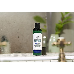 The Body Shop Tea Tree Hydrating Night Lotion, For Blemished Skin, 1 FL OZ, Vegan