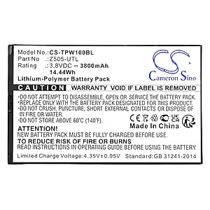 VI VINTRONS Battery for Topwise T1, Z505-UTL,