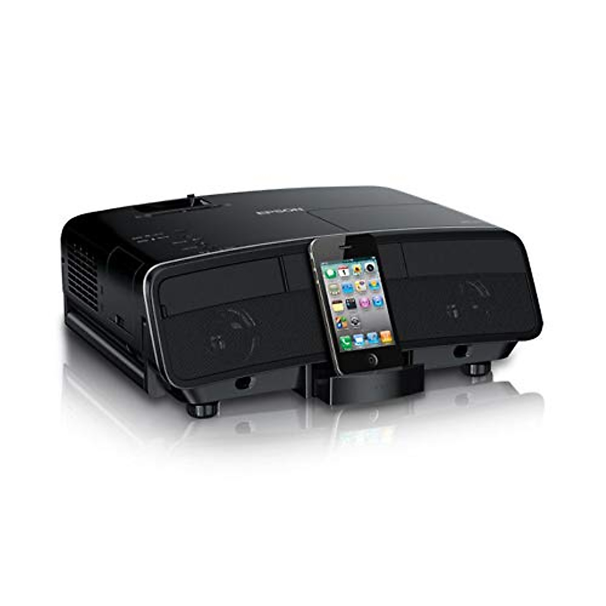 Epson MegaPlex MG-850HD 720p HD 3LCD Portable Digital Dock Projector and Speaker Combo for iPod, iPhone and iPad