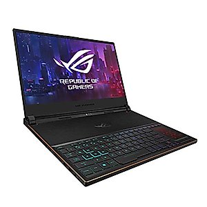 Asus ROG Zephyrus S Ultra Slim Gaming Laptop, 15.6” 144Hz IPS Type FHD, GeForce RTX 2070, Intel Core i7-8750H, 16GB DDR4, 512GB PCIe Nvme SSD, Aura Sync RGB, Windows 10 64-bit, GX531GW-AS76 .62” Thin