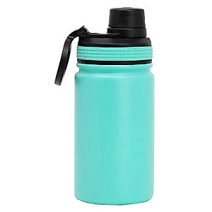 MIRA 12 oz Stainless Steel Kids Water Bottle - Metal Thermos Flask Keeps Cold for 24 Hours, Hot for 12 Hours - Double Wall Vacuum Insulated - Leak Proof BPA-Free Lid - Teal