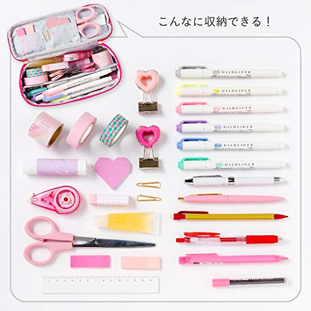 Iroha Publishing Study PEN CASE GAP-03 BLUE