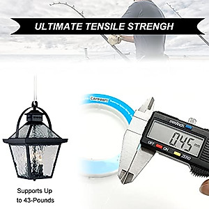 Clear Fishing Wire,755FT Monofilament Fishing Line,Clear String for Hanging,Strong Clear Wire Invisible Nylon Thread for Hanging Balloon,Garland,Picture,Crafts,Decorations,Suitable for Beading Sewing