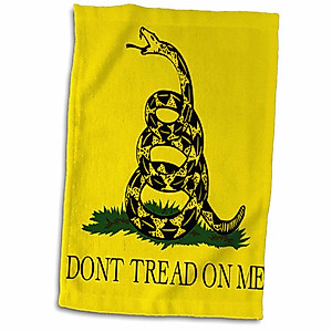 3D Rose Dont Tread On Me Hand/Sports Towel, 15 x 22