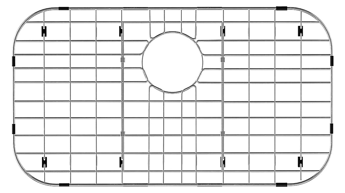 SANNO Kitchen Sink Protector Grid - Durable Stainless Steel