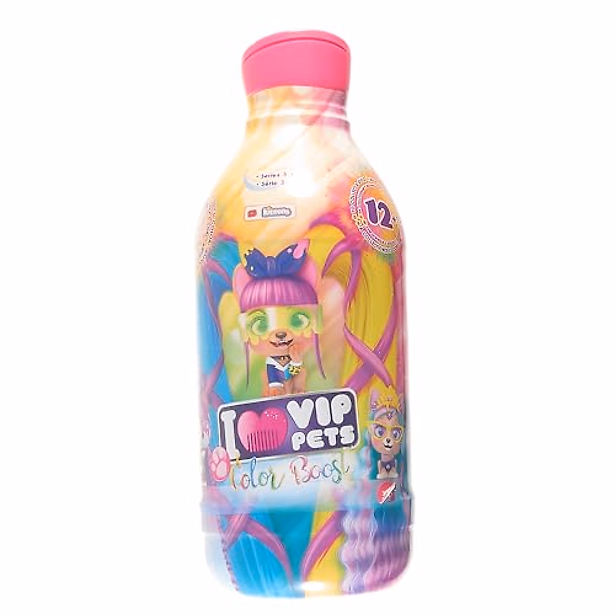 IMC Toys VIP Pets Color Boost - Includes 1 VIP Pets Doll, 9 Surprises, 6 Accessories| Kids Age 3+ (712003)