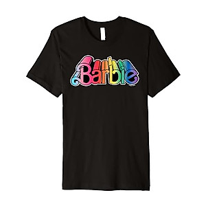 Barbie Pride - Barbie 3D Logo Premium T-Shirt