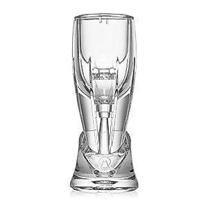 Vintorio Wine Aerator OMNI Set - Premium Decanter for Red Wine Lovers with Gift Box, Velvet Bag, and Mini Stand - Durable, Crystal Clear Acrylic