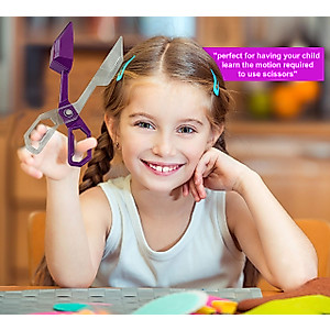 Skoolzy Peg Board Set - Rainbow Stacking Cups - Scissor Tongs for Toddlers