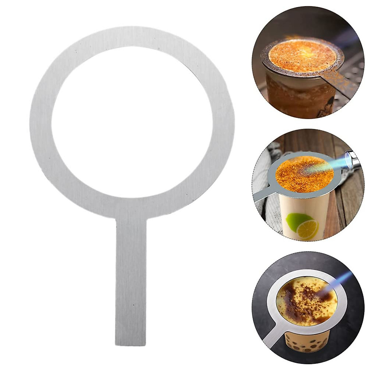 Cabilock Cup Cover 4pcs Scald- proof Baking Cup Ring Milk Coffee Cup Rim Milk Tea Cup Gasket with Handle for Home Cafe House Milk Tea Shop Metal Cup