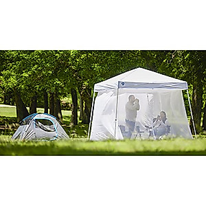Z-Shade 10' Horizon Angled Leg Breathable Mesh Screen Shelter Protectant Attachment for Horizon Canopy Tents, Blue (Attachment Only)