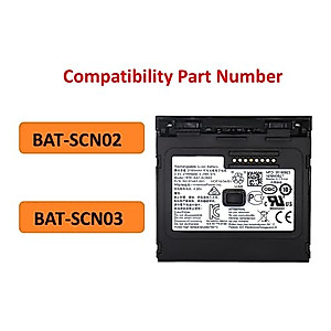 GIKYSUIZ 10-Pack 2160mAh Upgraded Battery for Honeywell 8680i Smart Wearable Scanner fits Part Number BAT-SCN02 BAT-SCN03