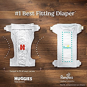 Huggies Little Movers Baby Diapers, Size 4 (22-37 lbs), 22 Ct