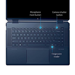 HP Spectre 2-in-1 Business Laptop, 16" 3K+ (3072x1920), 12th Gen Intel 14-Core i7-12700H Evo, 16GB RAM, 1TB PCIe SSD, TB 4, FP Reader, Backlit, Alex Built-in, Pen, SPS HDMI 2.1 Cable, Win 11