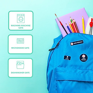 Label Daddy, Personalized Name Labels Sports Theme, Name Label for School Supplies, Waterproof Name Labels for Shoes, Lunch Boxes, Jackets & More, Baseball Design, 128 Ct