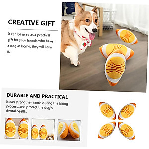 DOITOOL 4pcs Dog Chew Toy Dog Teething Chew Toys Dog Dental Toys Chewer Teething Toy Puppy Chewing Stick Dog Squeaky Toys Bird Toy Stuffed Sloth Plush Toy Dog Plush Toy Chewing Gum Filling